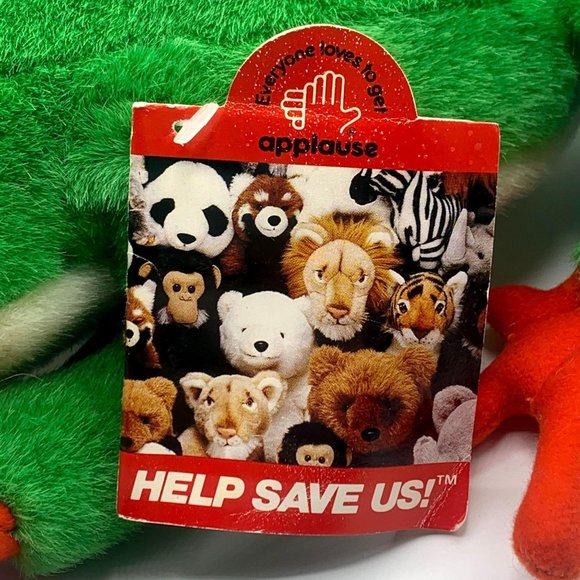 Applause | Toys | Vintage Applause Wwf Plush Tree Frog 989 Stuffed ...